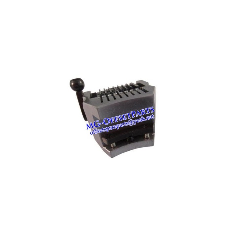 Heidelberg GTO52/GTO46/QM46 numbering machine,8 digits convex backward