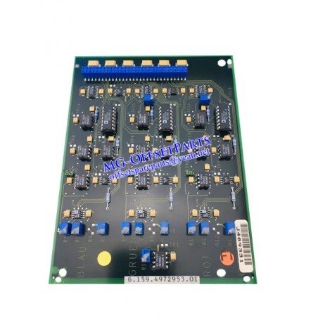 original used LOGARITHM BOARD PP.04972953 for heidelberg machine