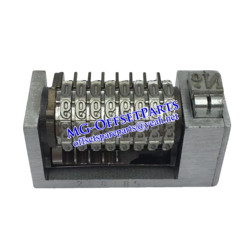 4X8 8 Digits Numbering machine Roman Backward